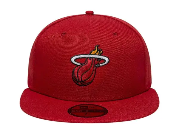 OVO Nba Miami Heat New Era 59fifty Fitted Hat - Red
