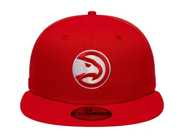OVO Nba Atlanta Hawks New Era 59fifty Fitted Hat - Red