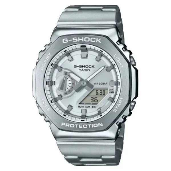 Casio G-steel Gm2110d-7a Bracelet Watch - Resin/steel