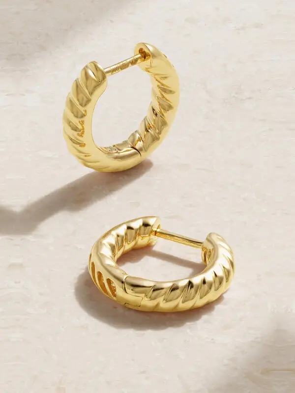 ANITA KO Zoe 18-karat Hoop Earrings - Gold