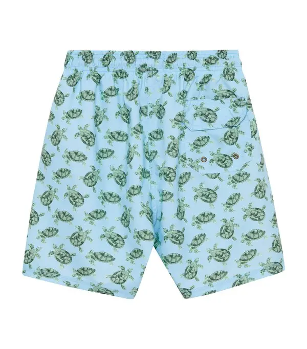 Trotters Daddy & Me Turtle Swim Shorts