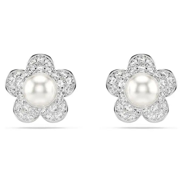 SWAROVSKI Ariana Grande X Stud Earrings - White