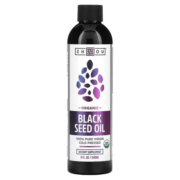 ZHOU NUTRITION Black Seed Oil Organic 240 Milliliters - One-color