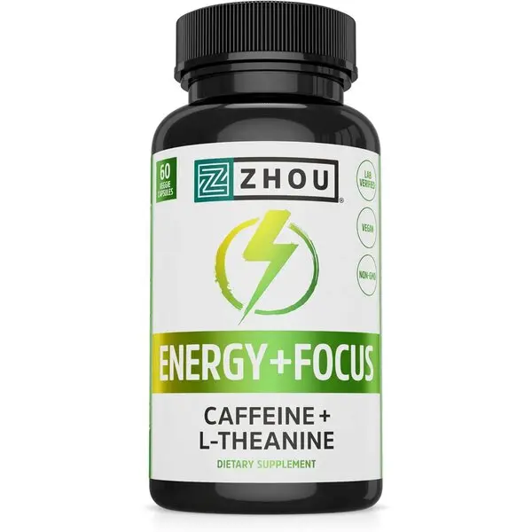 ZHOU NUTRITION Energy + Focus 60 Capsules - One-color