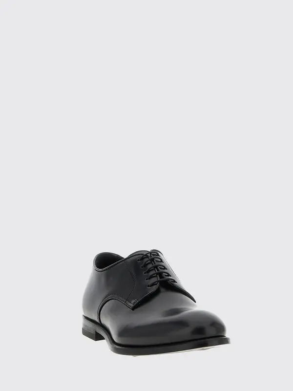 DOUCAL'S Leather Lace-up Brogues - Black