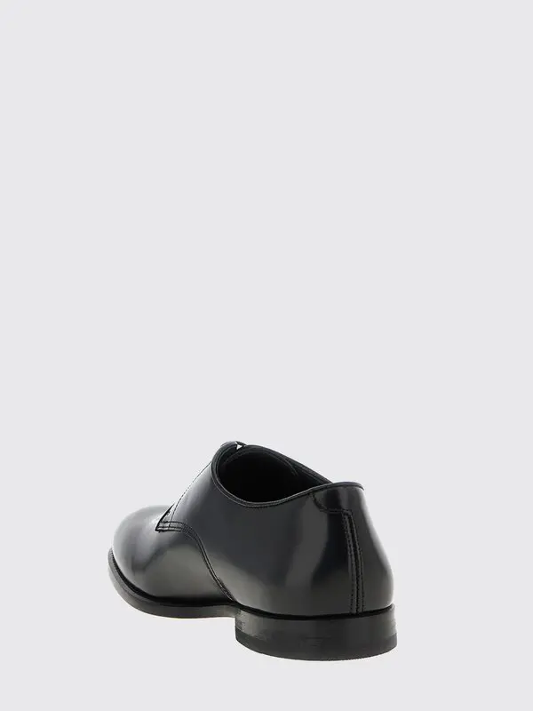 DOUCAL'S Leather Lace-up Brogues - Black