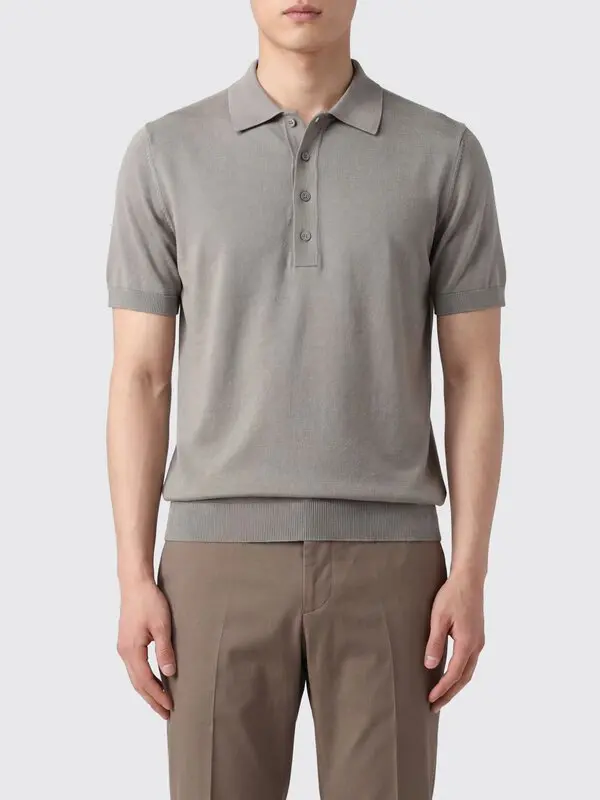 PAOLO PECORA Polo Shirt - Coffee