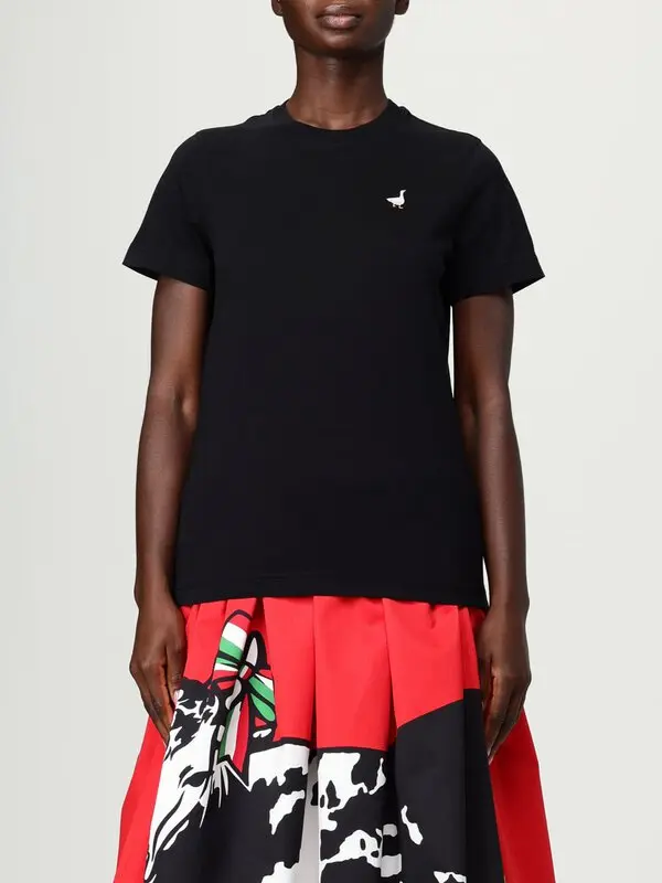Moschino Embroidered T-shirt - Black