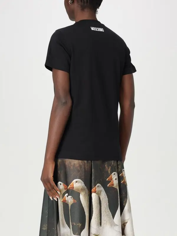 Moschino Embroidered T-shirt - Black