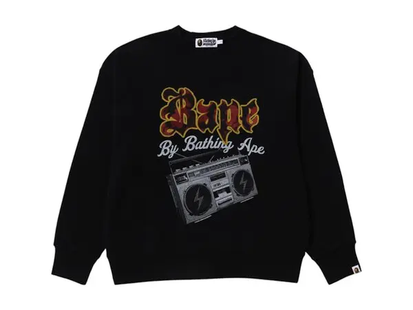 A BATHING APE Boombox Crewneck Sweatshirt