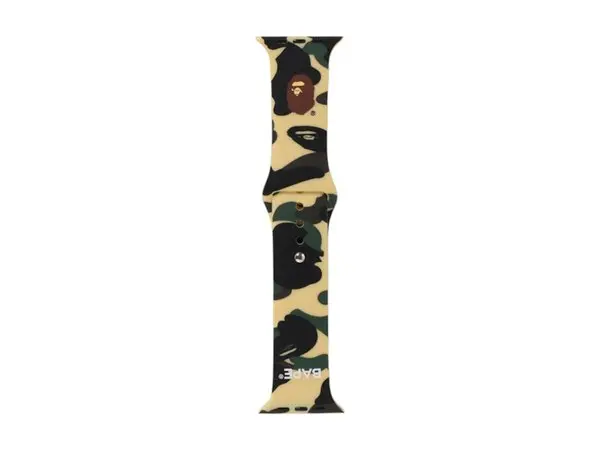 A BATHING APE 1st Camo Watch Band - Yellow