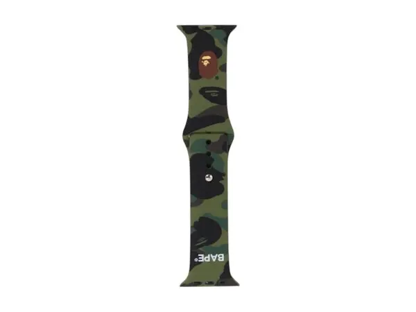 A BATHING APE 1st Camo Watch Band - Green