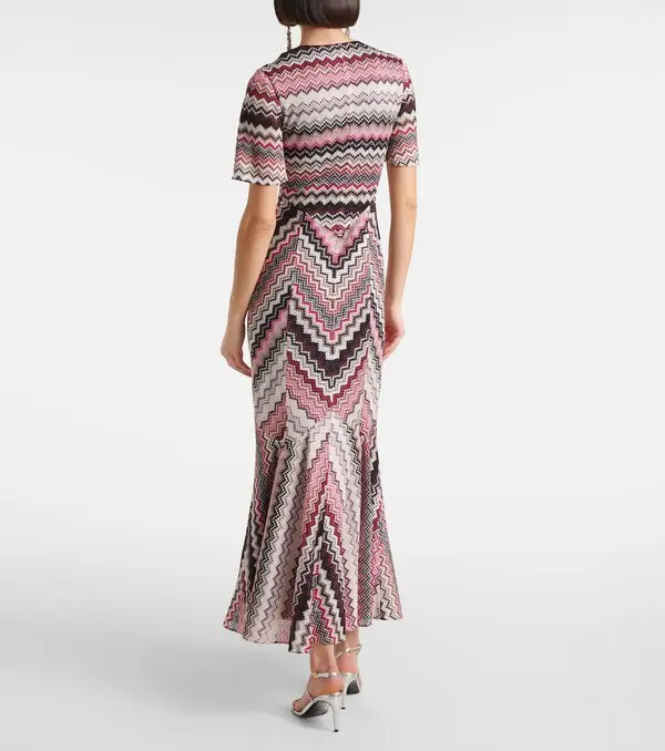 Missoni Zigzag Lamé Midi Dress