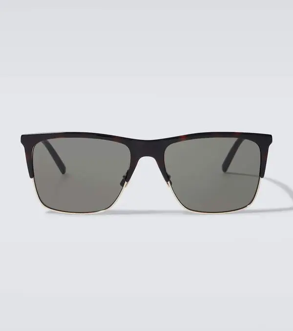 Saint Laurent Sl 768 Rectangular Sunglasses - Brown  display picture 2