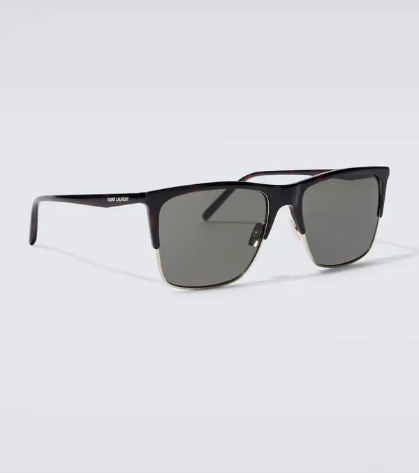 Saint Laurent Sl 768 Rectangular Sunglasses - Brown  display picture 3
