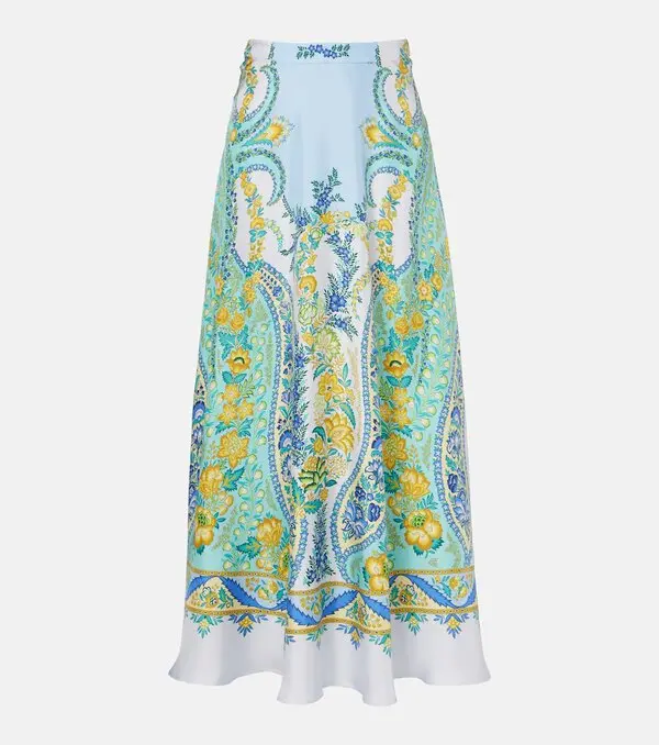 Etro Floral Maxi Skirt - Multicoloured