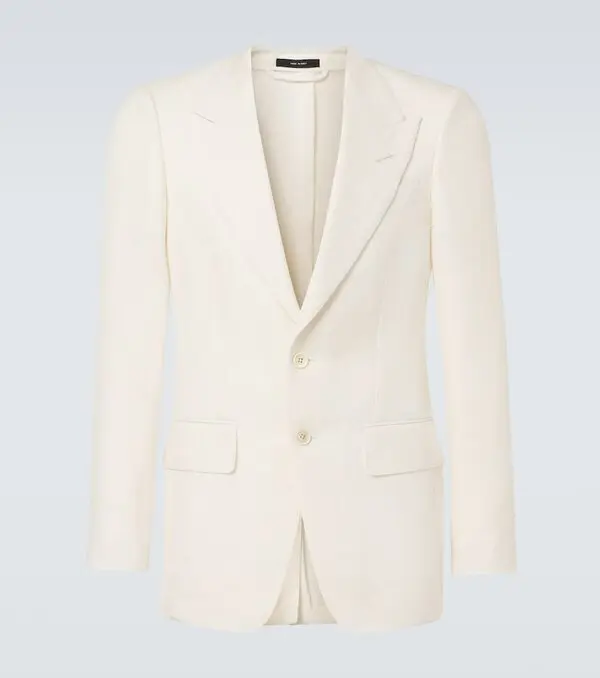TOM FORD Shelton Wool, Silk, And Linen Blazer