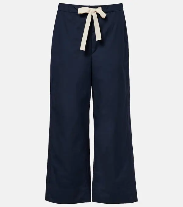 Max Mara Argento Wide-leg Pants - Blue