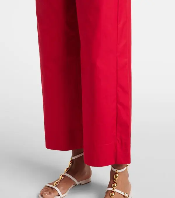 Max Mara Argento Wide-leg Pants - Red