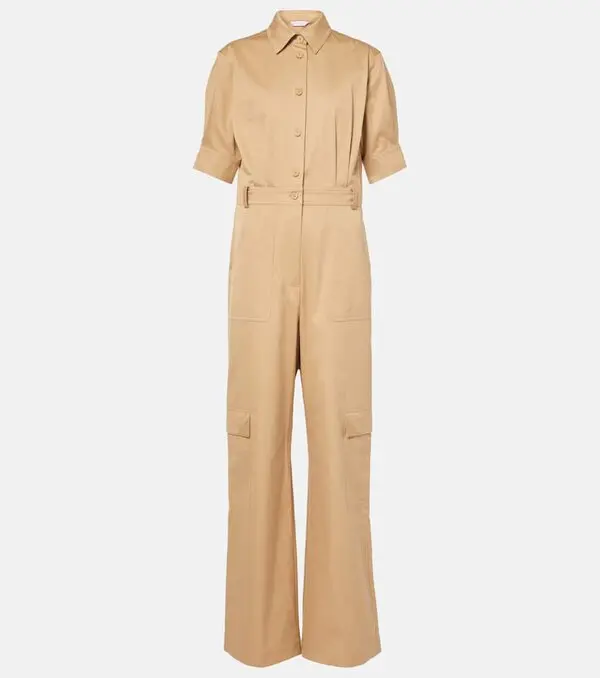 Max Mara Cotton Jumpsuit - Beige