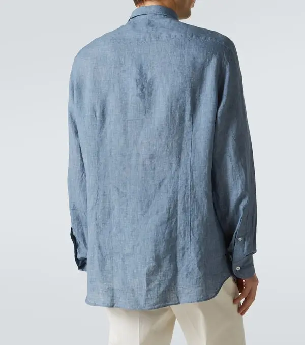 LARDINI Linen Shirt