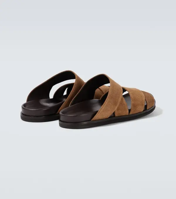 Manolo Blahnik Seaton Suede Sandals