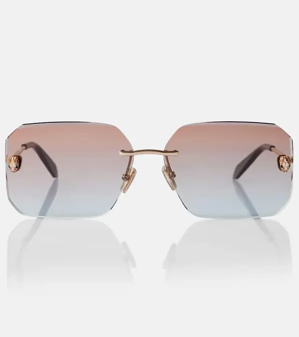 BVLGARI Serpenti Square Sunglasses - Brown
