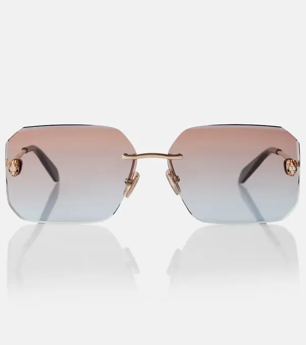 BVLGARI Serpenti Square Sunglasses - Brown