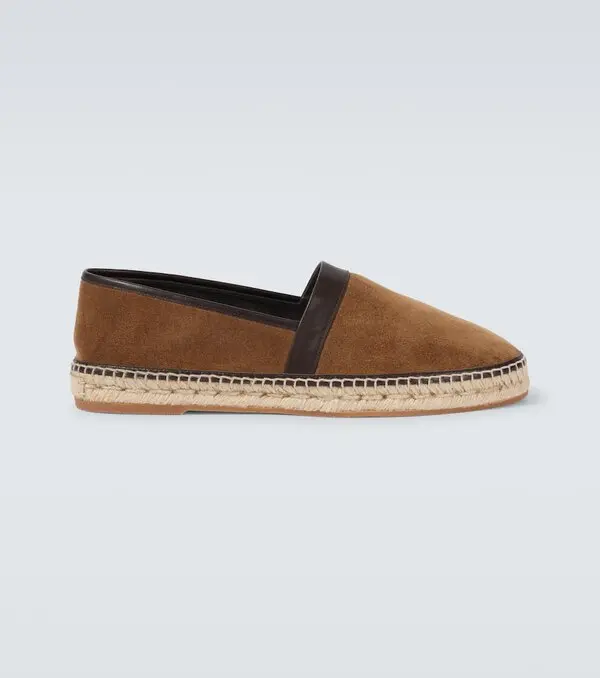 Manolo Blahnik Nerano Suede Espadrilles