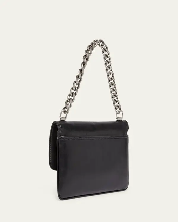 Balenciaga Bb Soft Leather Phone Wallet On Chain