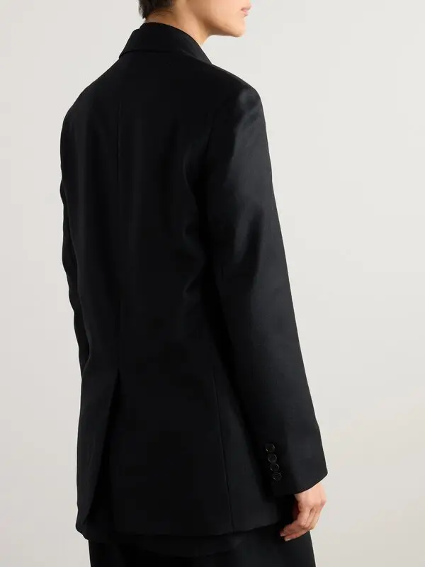 THE ROW Dustina Wool-flannel Jacket