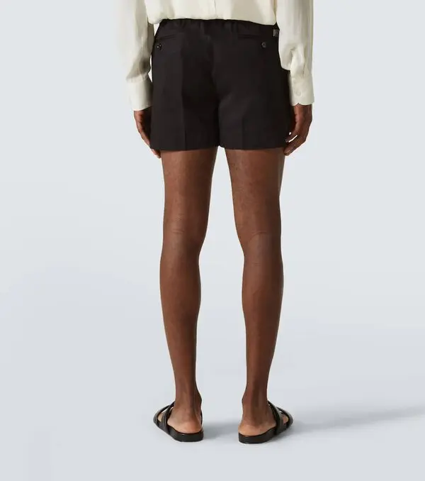 Dolce & Gabbana Cotton-blend Gabardine Shorts