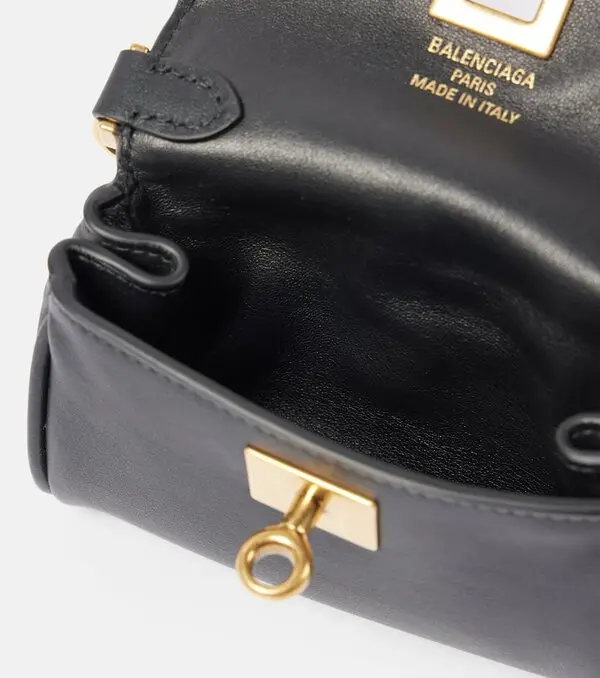 Balenciaga Rodeo Nano Leather Tote Bag