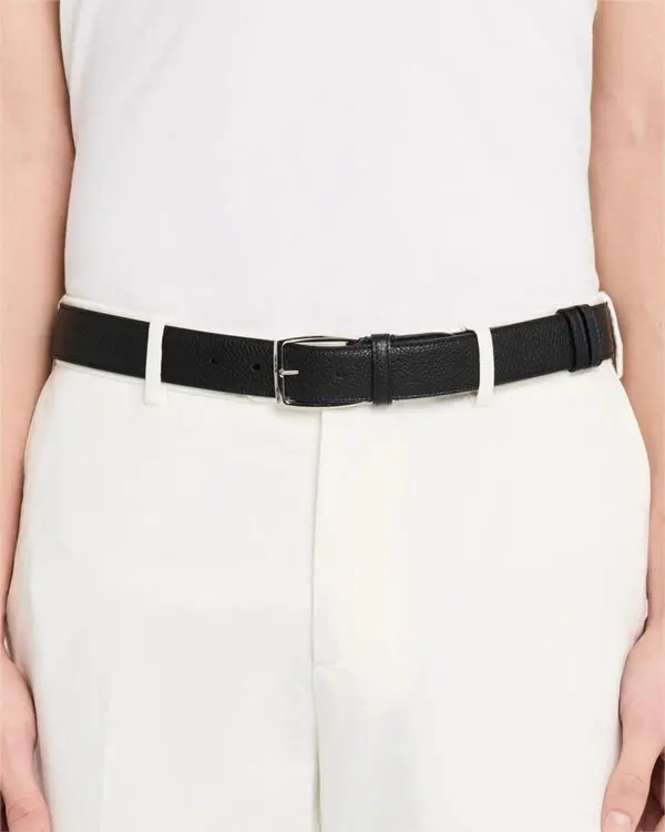 Dunhill Grained Leather Belt - Black