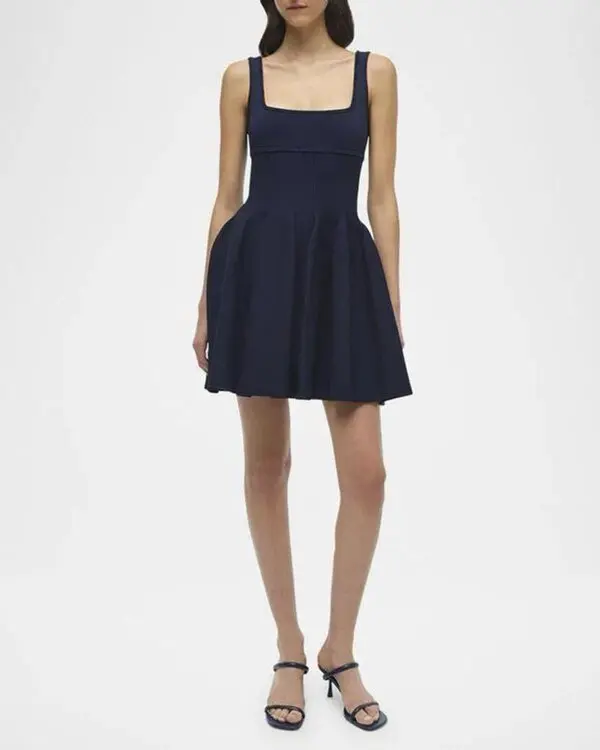 Simkhai Elektra Mini Dress - Midnight