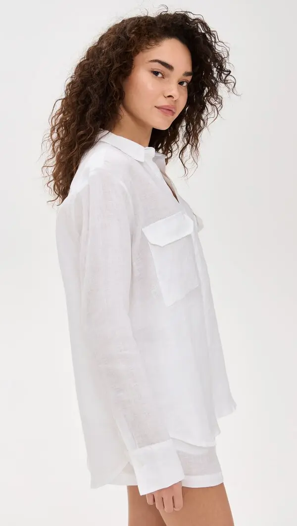 Mikoh Mentawai Linen Top