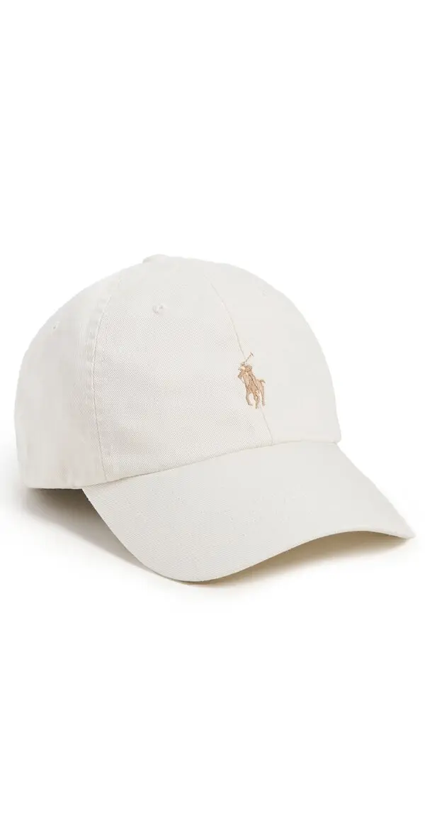 Polo Ralph Lauren Twill Classic Sport Cap - Parchment Cream
