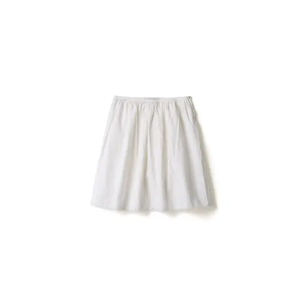 Miu Miu Slubbed Poplin Flared Skirt