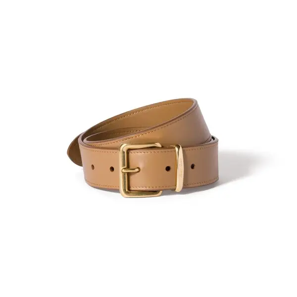 Miu Miu Leather Belt - Caramel
