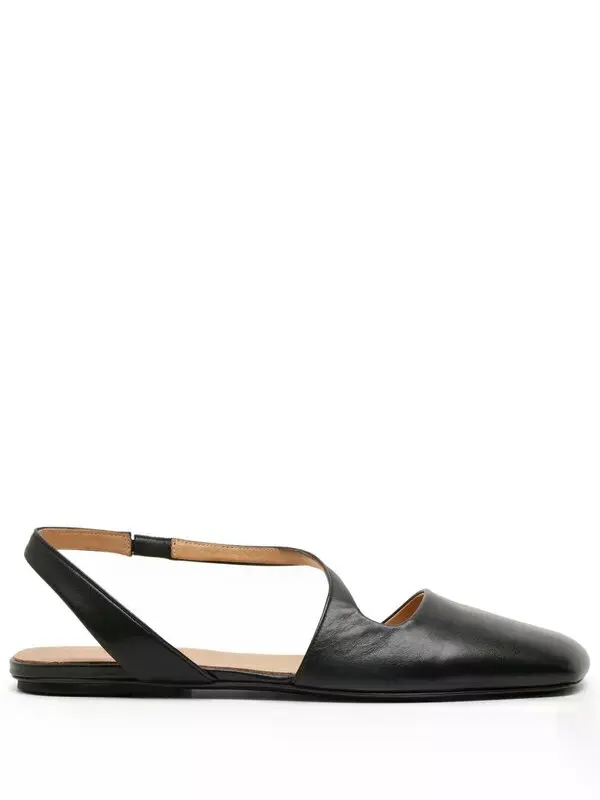 Marsèll Quadrangolo Leather Ballet Flats