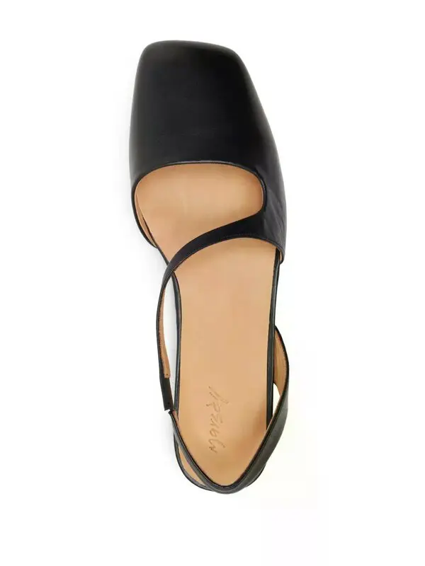 Marsèll Quadrangolo Leather Ballet Flats
