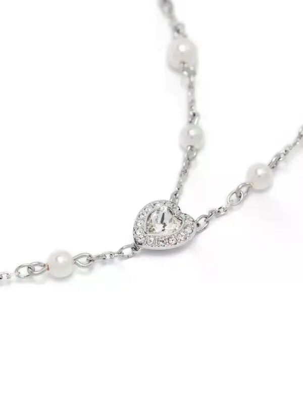 SWAROVSKI X Ariana Grande Pearl Necklace - Silver