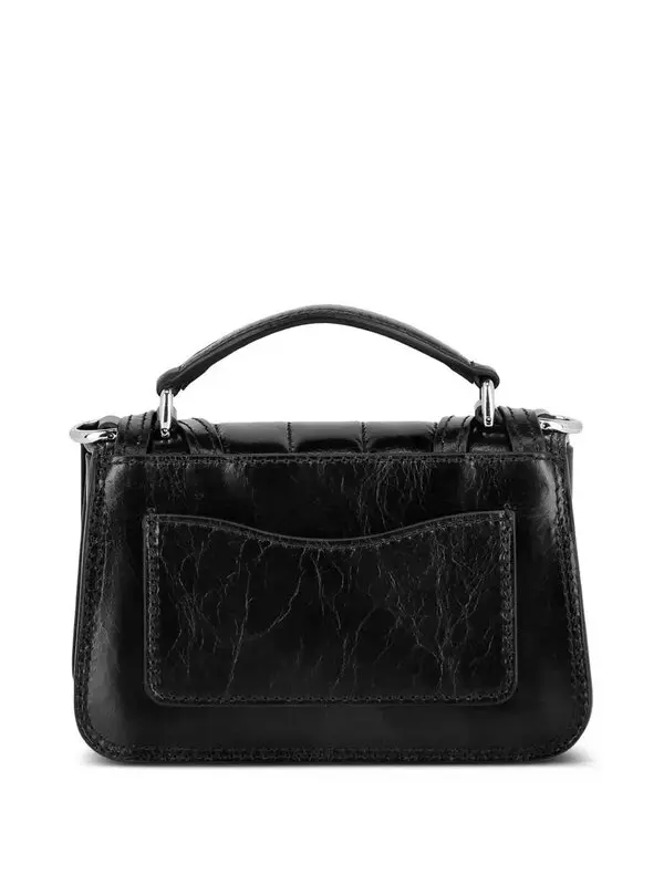 Philipp Plein Small Hexagon Leather Tote Bag - Black
