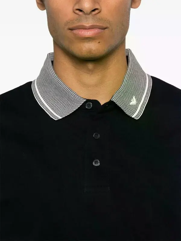 Emporio Armani Logo-detailed Polo Shirt - Blue