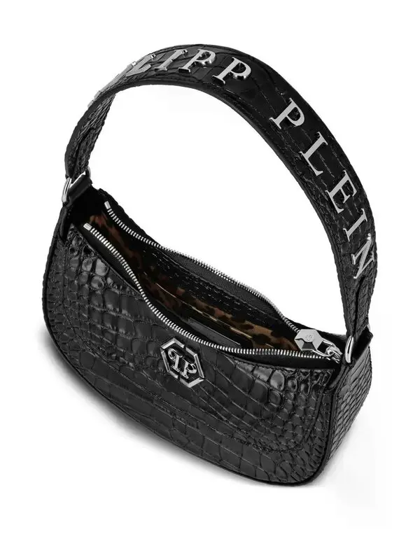 Philipp Plein Galaxy Crocodile-embossed Tote