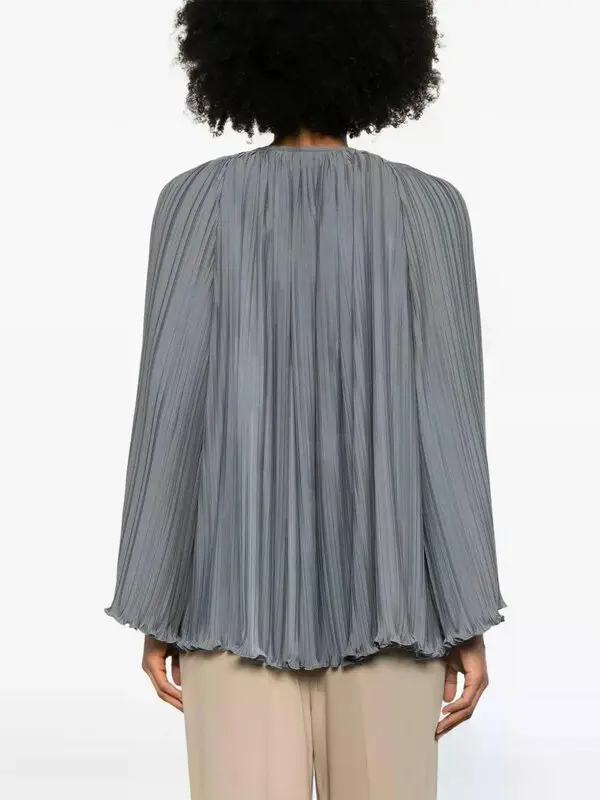 LANVIN Pleated Blouse - Grey