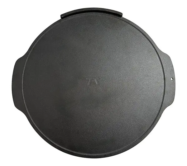 OUTSET Cast Iron Pizza Skillet Round