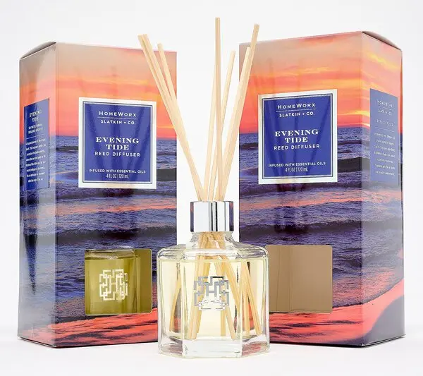 HOMEWORX BY SLATKIN + CO. S/2 Reed Diffusers Evening Tide - One-color