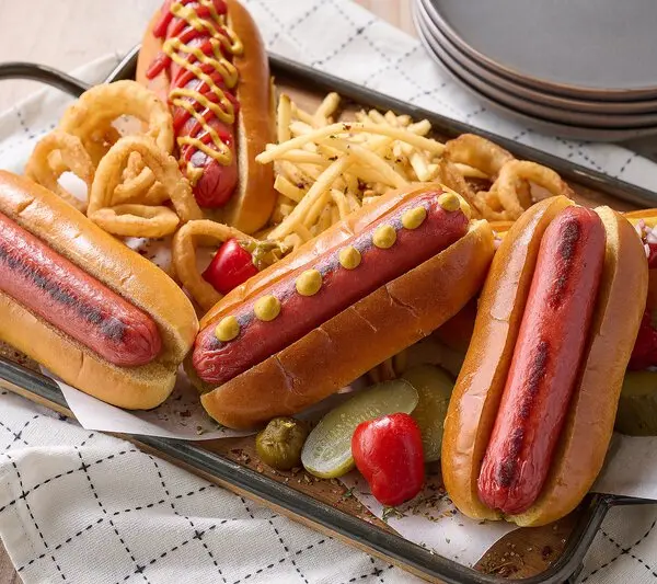 KANSAS CITY STEAK Co. 3.2-oz All Beef Hot Dogs - One-color