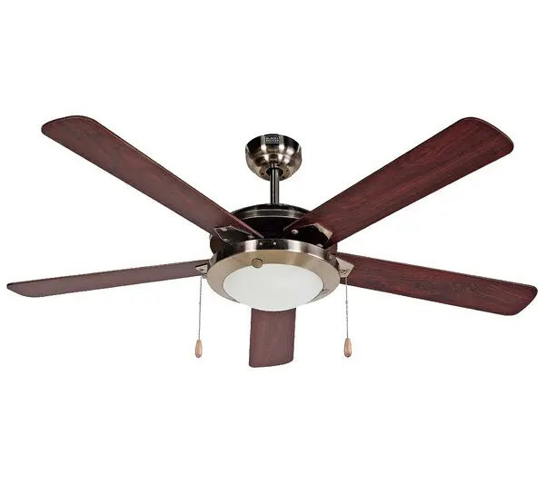 BLACK + DECKER Black+decker 52 In. Ceiling Fan With Pull Chain Brown - One-color